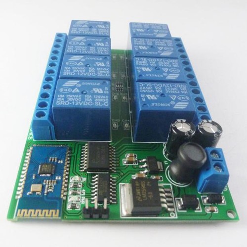 8 channel 12V Bluetooth Relay Android Mobile Remote control Switch ...