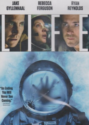 LIFE (DVD, 2017) Movie: Sci-Fi, Alien on ISS, JAKE GYLLENHAAL, REBECCA ...