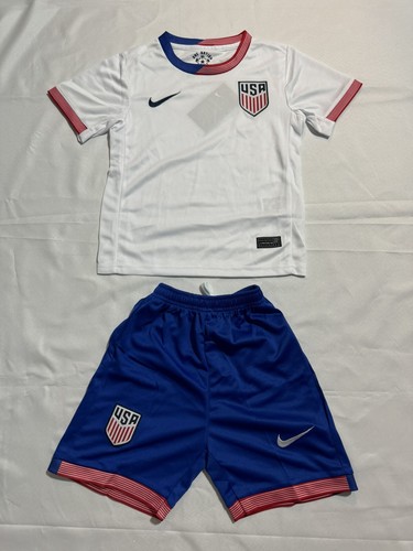 USA USMNT Home White Youth Kids Jersey Shorts Kit | eBay