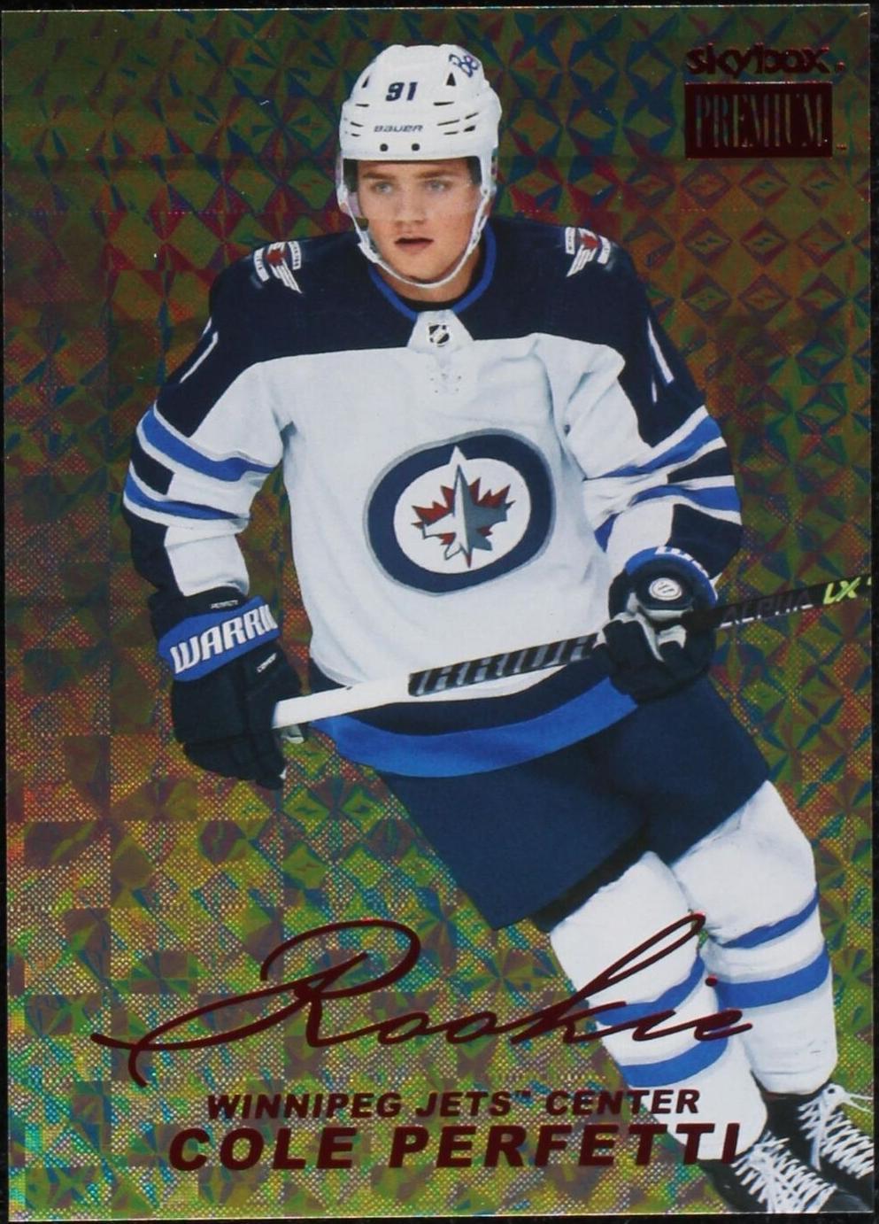 2021-22 Skybox Metal Universe - Premium Prospects Cole Perfetti #PP-26 ...