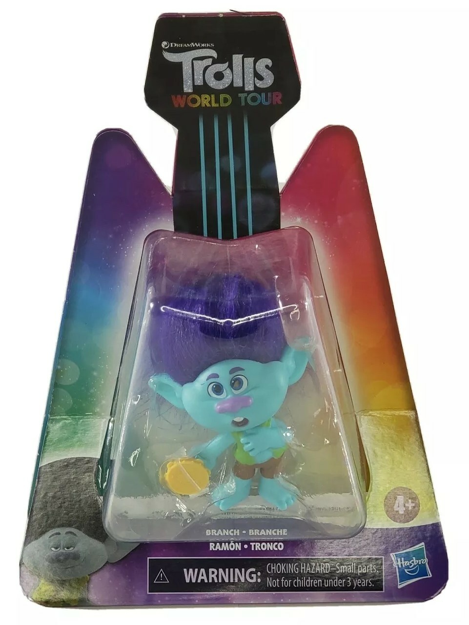 Trolls World Tour Branch Figure, DJ, Glitter Troll NEW | eBay