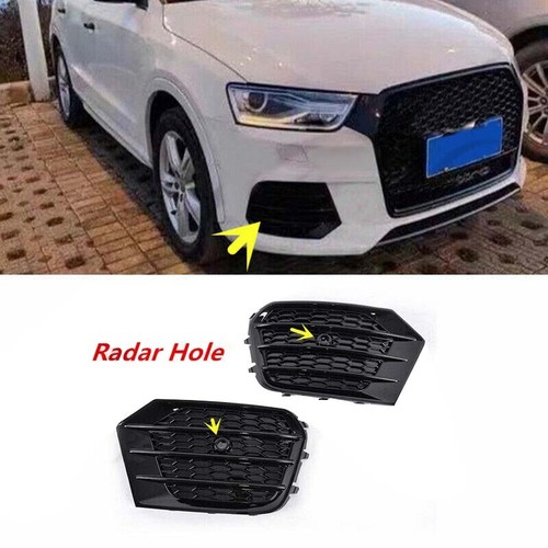 Pair Front Left+Right Bumper Fog Light Lamp Cover Bezel For Audi Q3 ...