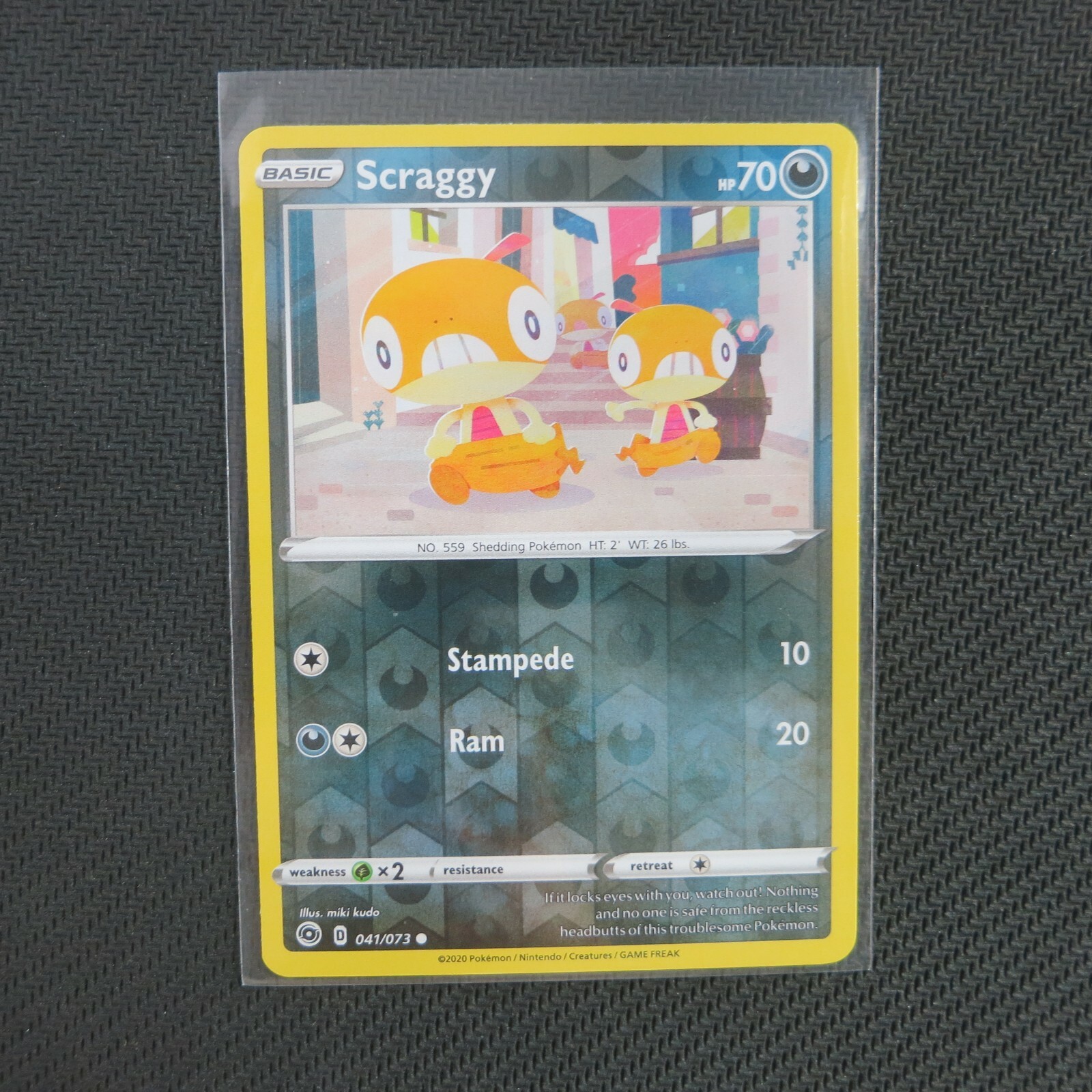 Scraggy 041/073 Reverse Holo Champion's Path Pokemon TCG Card NM | eBay