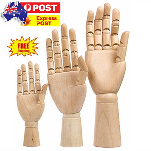 7/8/10/12" Wooden Hand Drawing Mannequin Hand Movable Limbs Human ...