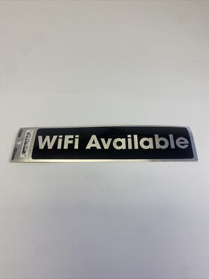 WiFi Available Sign Sticker Decal | eBay