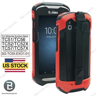 US Protective Cover Hand Bumper Rugged Boot Case for Zebra TC51 TC52 ...