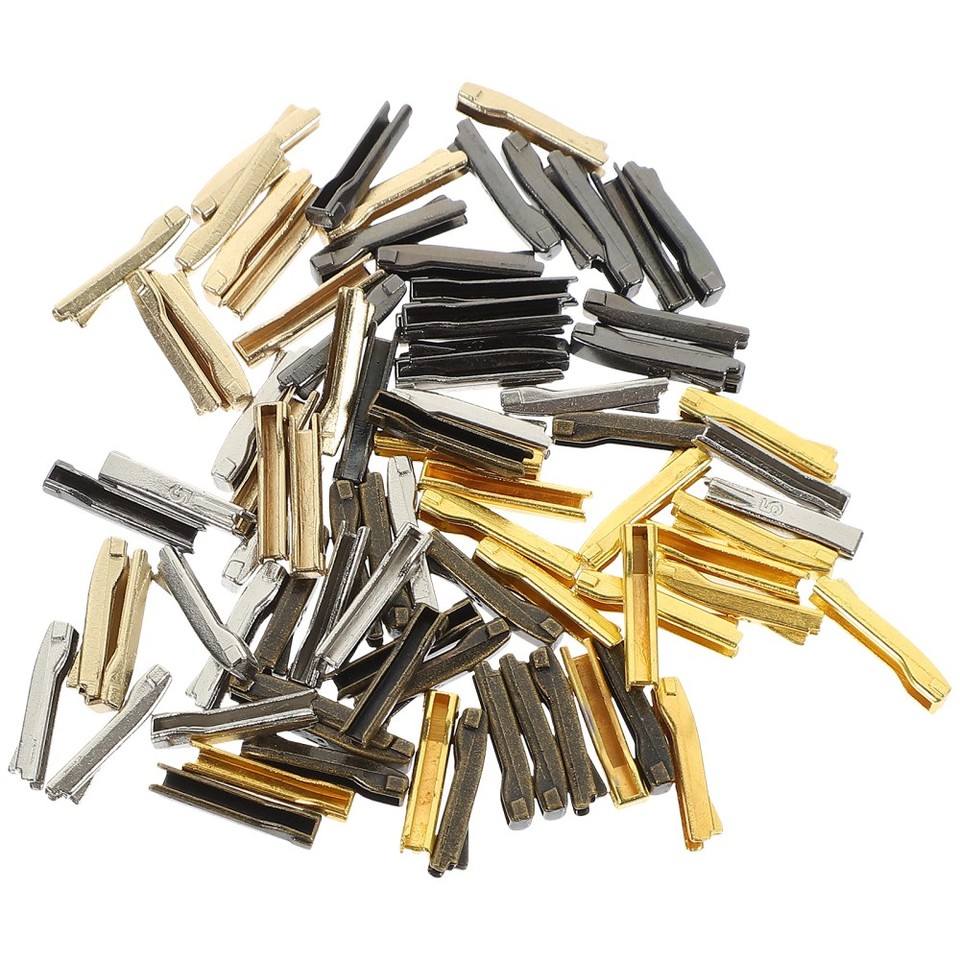 50 Pairs Zipper Plug Quick Release Head Zippers Pull Replacement Kits ...