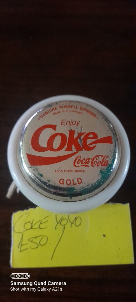 Rare Gold Coca Cola Spinner Yo-Yo Vintage Collectable Retro Toy | eBay