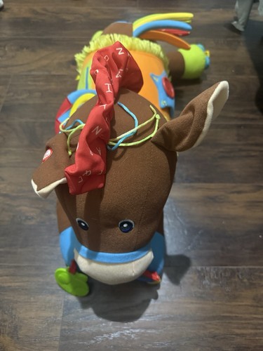 Melissa & Doug Giddy Up Pony Large Sensory Plush Horse K’s Kids Ride On ...