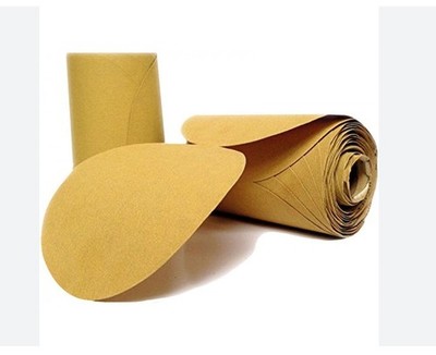USC Sandpaper Sticky PSA 6" GOLD 80 Grit 80606 100/Sheets per Roll | eBay