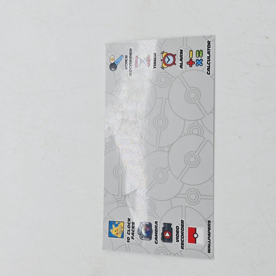 Pokemon Pikachu Kids Smartwatch Camera Games Yellow Interactive Watch ...