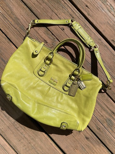 COACH VINTAGE MADISON PURSE TOTE SATCHEL - W/ All Three Charms! | eBay