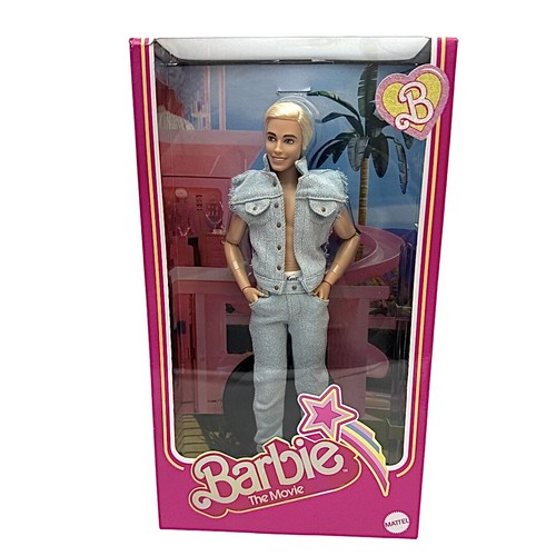 Barbie The Movie Collectible Ken Doll Wearing Denim Matching Set (NEW ...