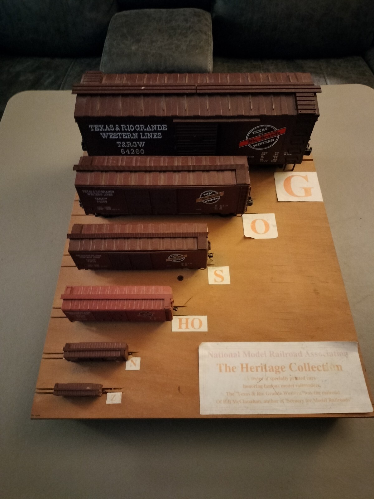 National Model Railroad Ass. The Heritage Coll. Train Scale Model G,O,S ...