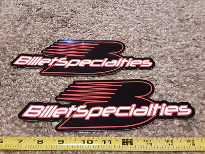 Billet Specialties Wheels Decals Stickers Hot Rod Goodguys LS NHRA Pair ...