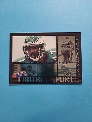 TODD PINKSTON 2000 FLEER GAMERS CONTACT SPORT FOOTBALL CARD # 14 H2117 ...