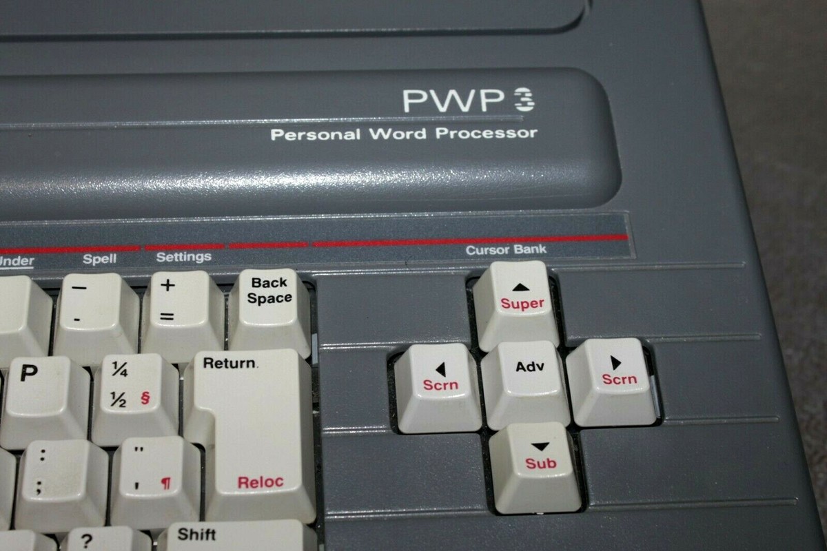 1988 Vintage Smith Corona Word Processor Typewriter Pwp3 Model 5d