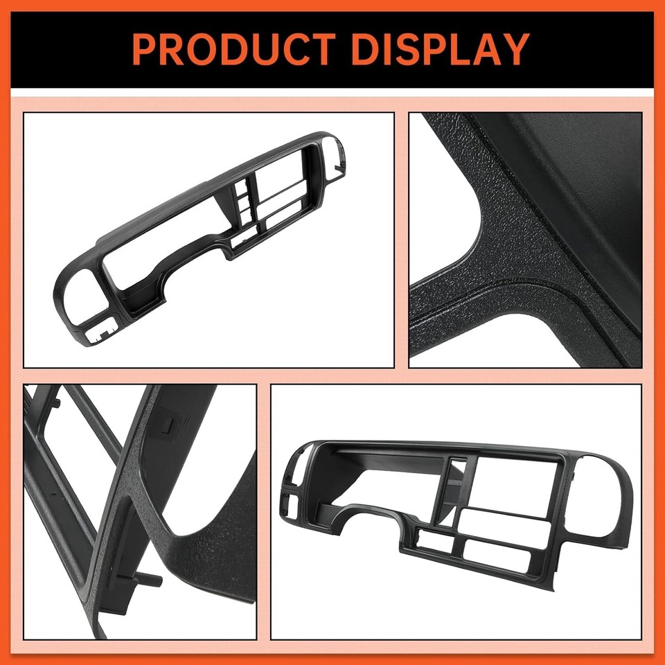 Double Din Dash Panel Compatible with 1995-2002 GMC Truck SUV Radio ...