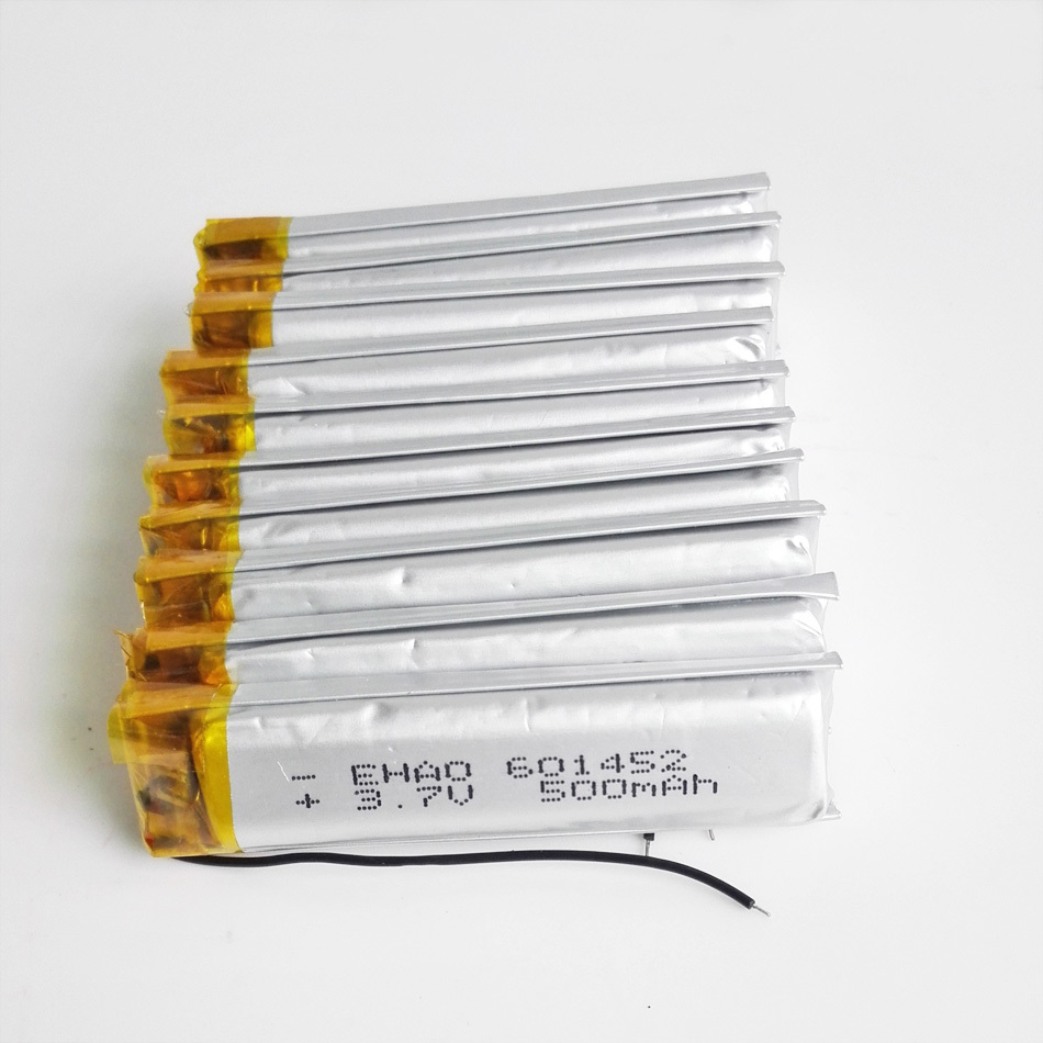 10 PCS 500mAh Lilo Rechargeable Battery USE For MP3 MID DVD GPS ...