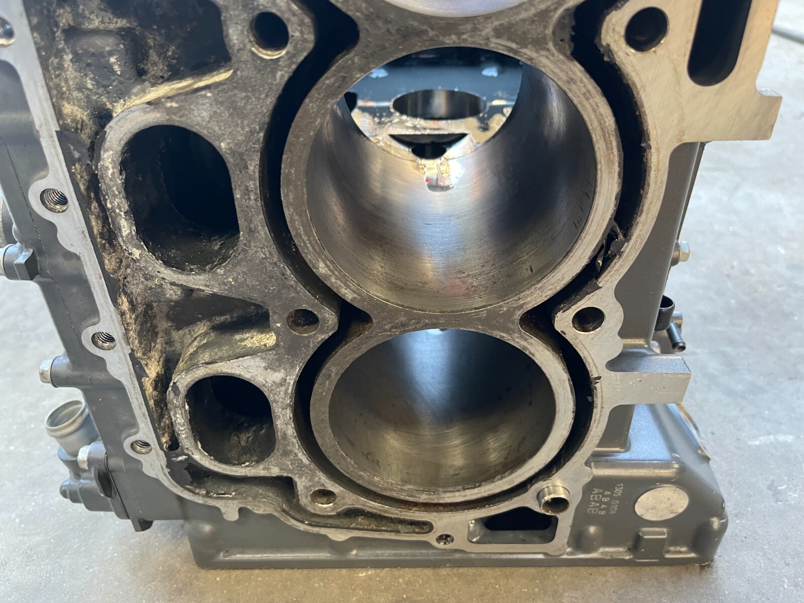 Yamaha F200 200 HP Crankcase Block Assembly 6DA-15109-01-9S 6DA-W009B ...