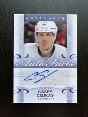 2014-15 Upper Deck Artifacts Autofacts Auto #A-CC Casey Cizikas N.Y ...