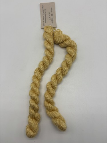 Silk and Ivory Needlepoint Yarn 28.8 Yd New Lot Of 2 Saffron Color #121 ...