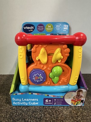 New VTech "Busy Learners Activity Cube" Light & Sound Toddler's ...