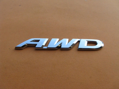 HONDA CRV CR-V PILOT ELEMENT AWD REAR CHROME EMBLEM LOGO BADGE SIGN ...