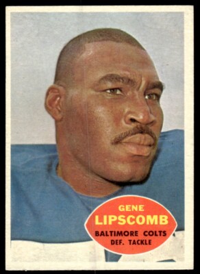 1960 Topps Gene Lipscomb Baltimore Colts #10 | eBay