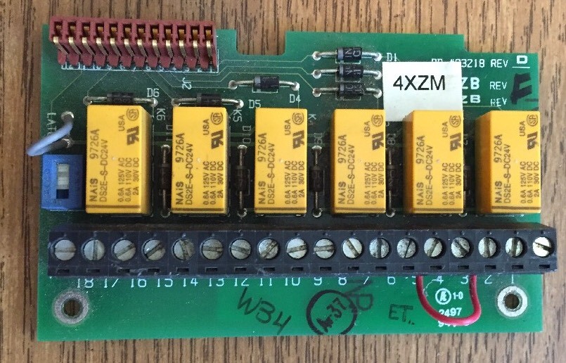 Notifier Ansul Autopulse 4XZM Fire Alarm Zone Relay Control Module 4XZB ...