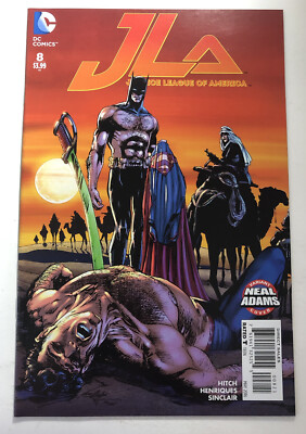 JLA Justice League of America #8 2016 Neal Adams Variant Cover | eBay