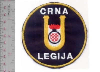 Croatia Croatian Army HOS Black Legion Hrvatska Vojska Ustasha Crna ...