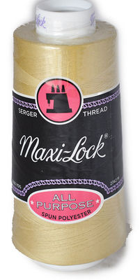 Maxi Lock All Purpose Thread Straw Gold 3000 YD Cone MLT-069 | eBay