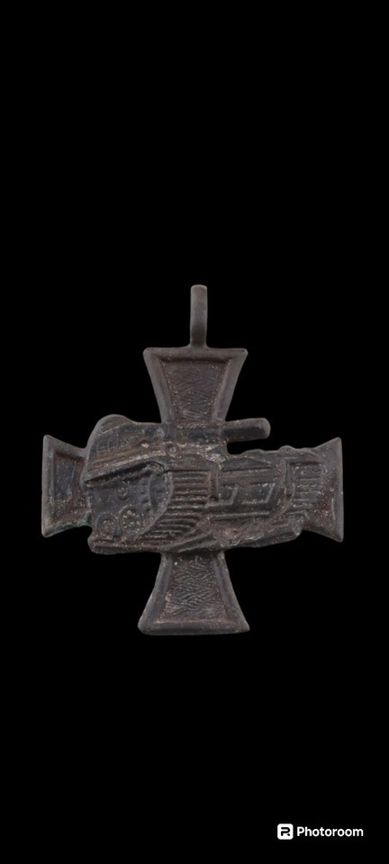 ww2 WWII GERMAN Pendant IRON Cross AWARD Special FORCE Panzer ARMORED ...