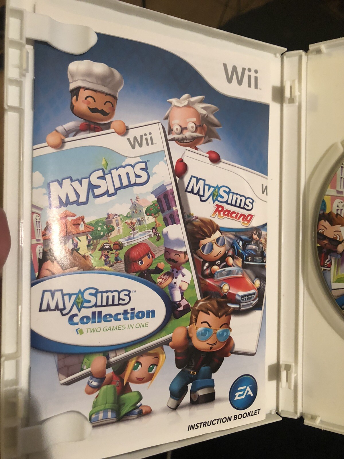 MySims Racing & My Sims (Nintendo Wii, 2009) My Sims Collection *Case ...