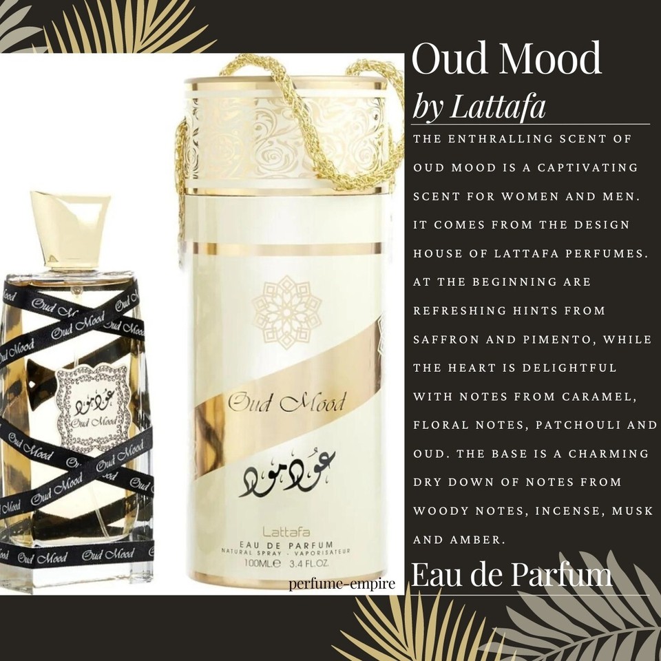 Oud Mood by Lattafa perfume for unisex EDP 3.3 /3.4 oz New in Box ...