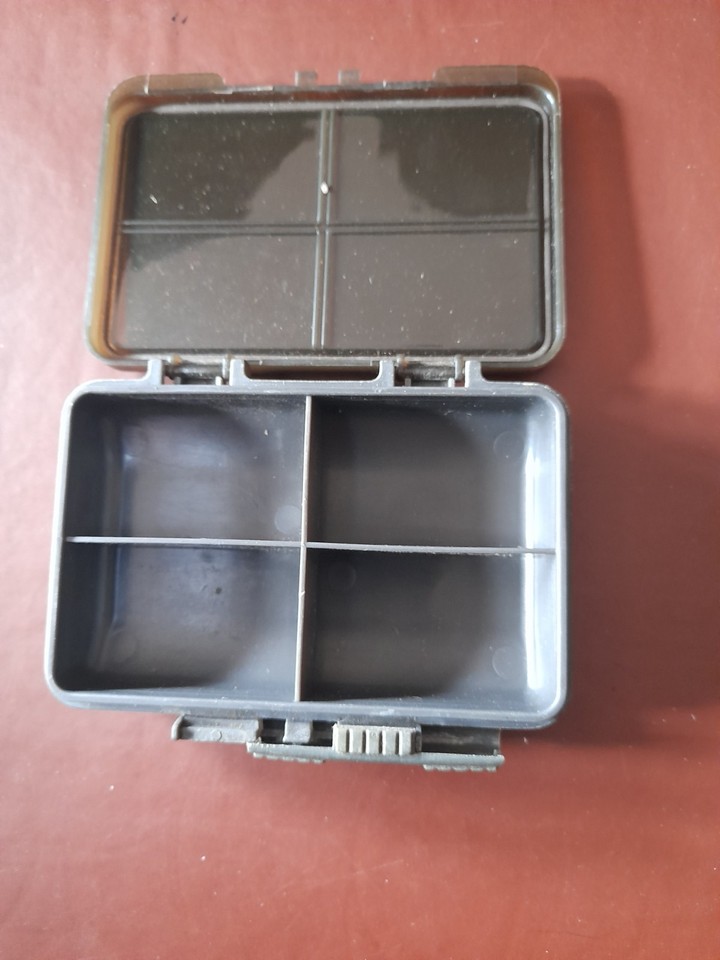 carp tackle rare fox advantage timber 4 compartment tackle box | eBay UK
