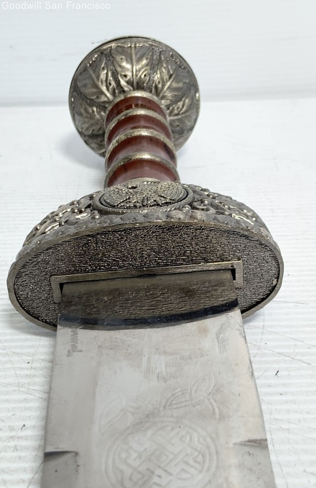 Replica Roman Legionnaires Gladius Sword in Sheath with Metal Relief | eBay