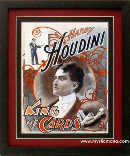 Houdini Magic Posters Set of 3 Vintage Style Custom Framed Prints | eBay
