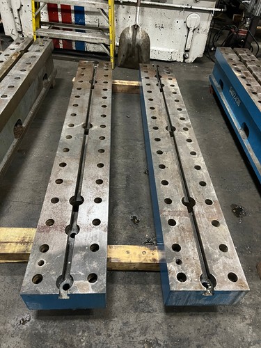 7' x 12" WIDE x 6" H PAIR OF RISER BLOCKS, W/ T-SLOTS | eBay