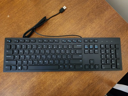 Dell Wired Multimedia Keyboard & Optical Mouse Combo - NIB - Model KB ...