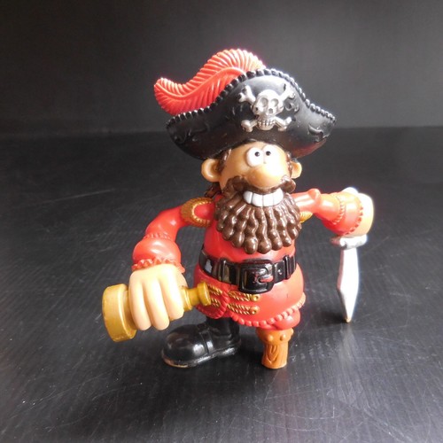 Pirate Captain Hook Red Black Figurine Vintage Toy China N7217 | eBay