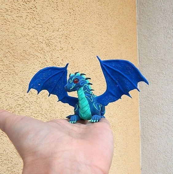 Clay Sculptures Of Dragons