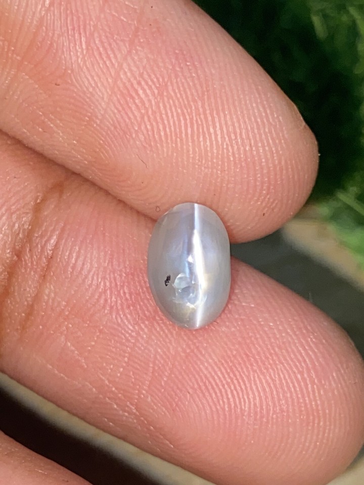 1.96cts Sharp Line Natural Unheated Gray Alexandrite Catseye Oval Loose ...