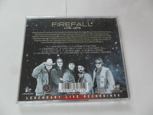 Firefall - Live... 1976 (CD) Rock | eBay