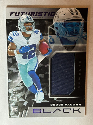 2023 Panini Black Futuristic Royal Deuce Vaughn Jersey /99 FUT-9 Cowboys | eBay