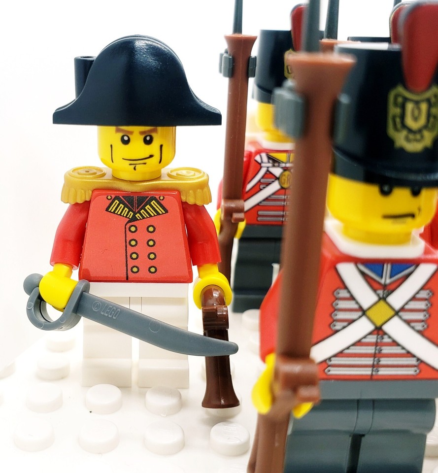 British Waterloo Line Infantry Battalion Soldiers made w/ real LEGO ...