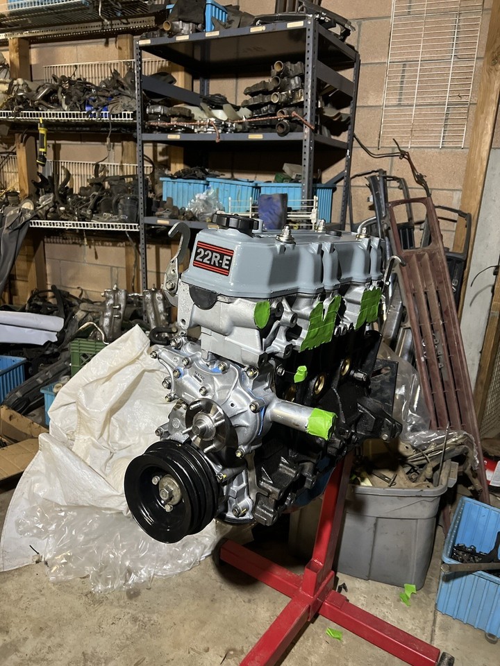 1984-95 22RE/R Long Block ENGINE Fuel injection/carbureted | eBay