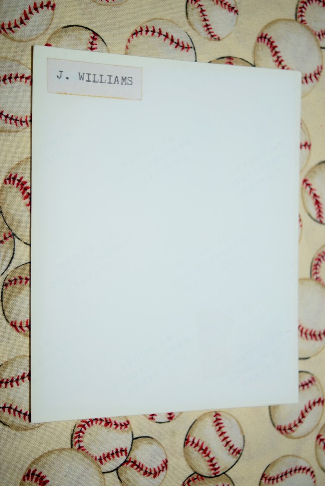 Jamie Williams Houston Astros Press Player Photo | eBay