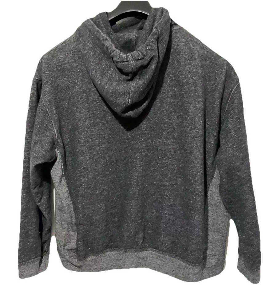 Lee Cooper Mens Oversized Pullover Hoodie Size Large Grey Fleck | eBay UK